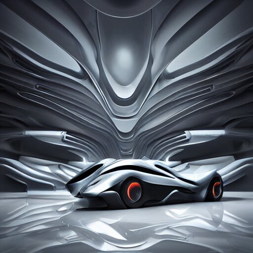 sci-fi organic zaha hadid car ash thorp car khyzyl saleem organi ...