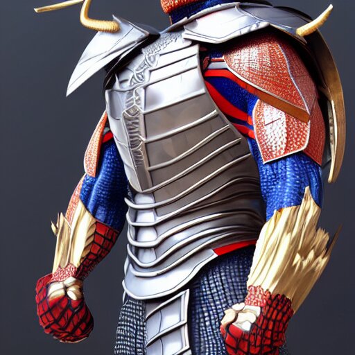 Lexica - Full samurai armor spiderman , muscle extremely detailed ...