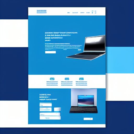 Lexica - Minimalistic clean website brand design portal, blue ...
