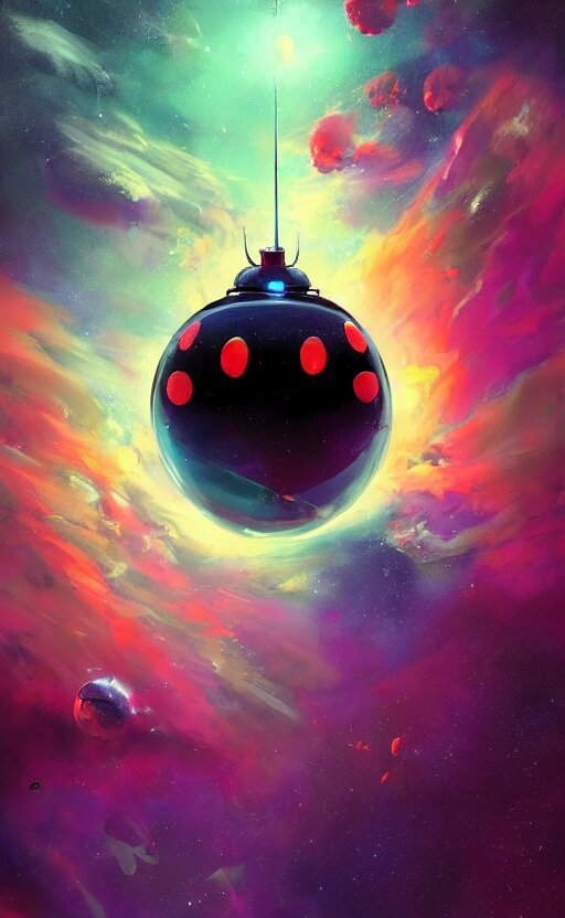 Lexica - A beautiful artwork illustration, a mechanical ladybug ...