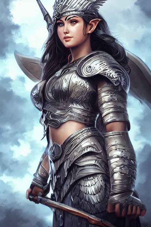 Lexica - A highly detailed beautiful portrait or a valkyrie in the ...
