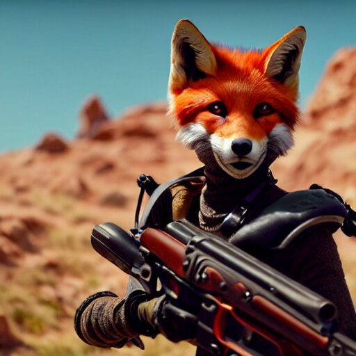 Lexica - Movie still photo of cute anthropomorphic vulpes vulpes fulva ...