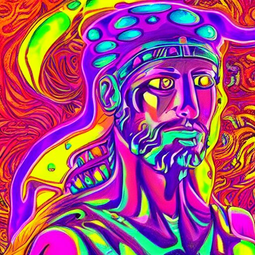 greek gods, dmt, acid, psychedelics, vibrant colours, trippy, tr ...