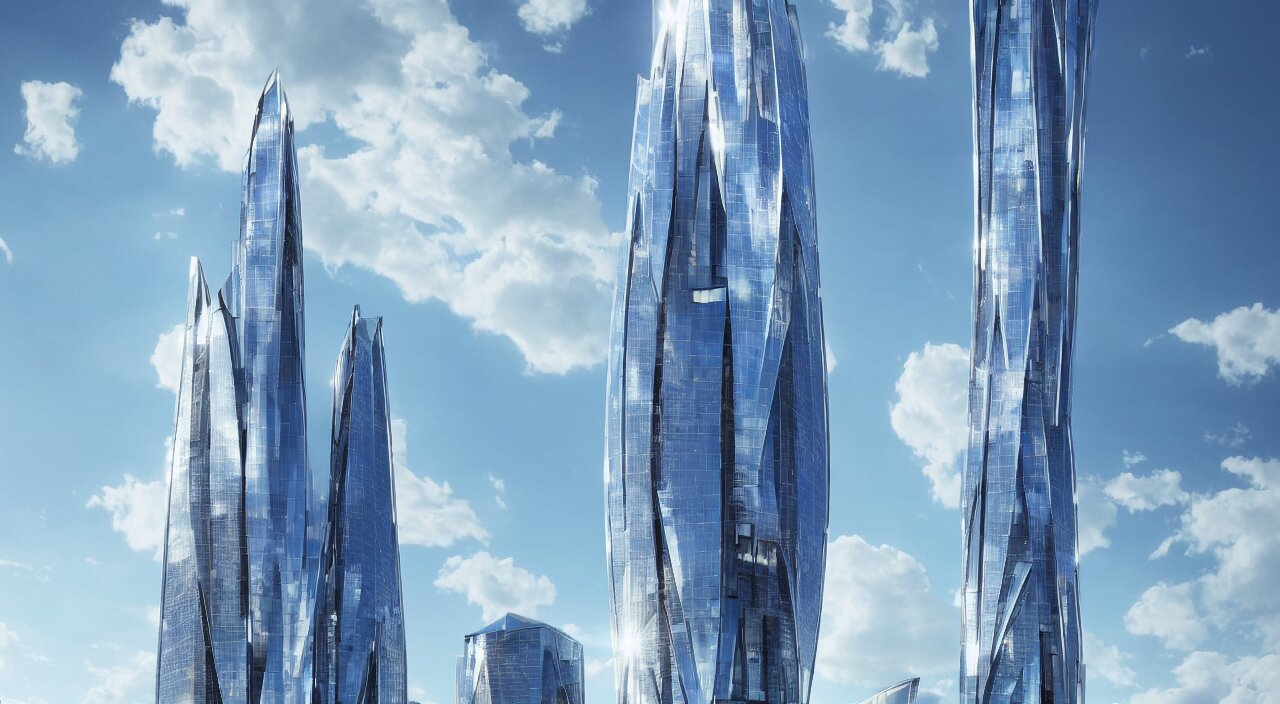 Lexica - Ultra realistic cg rendering of a futuristic tower with ...