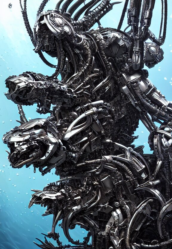 Lexica - Extremely detailed. full body pictures of a cybernetic whale ...