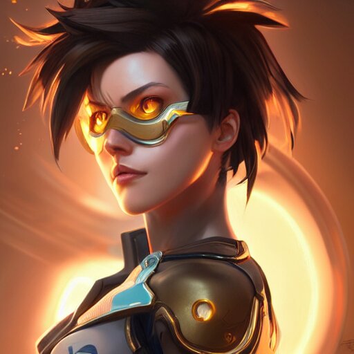Lexica - Ultra realistic illustration of tracer overwatch, intricate ...