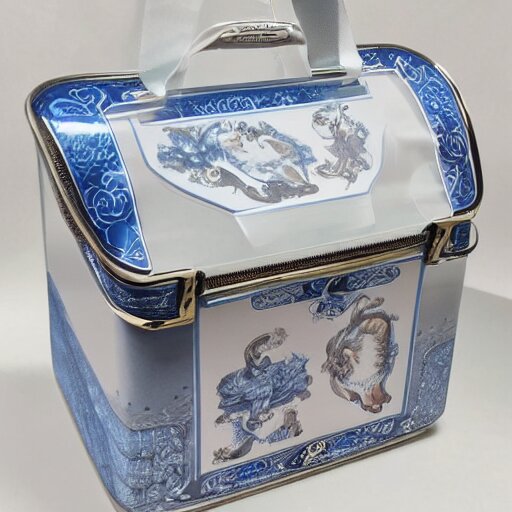 Lexica - Lunchbox, Clear white texture with artistically executed ...