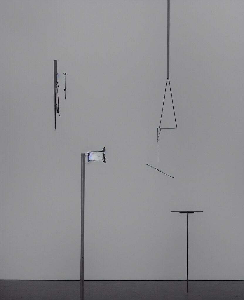 Lexica - A singular minimal studio packshot of an upside - down ...