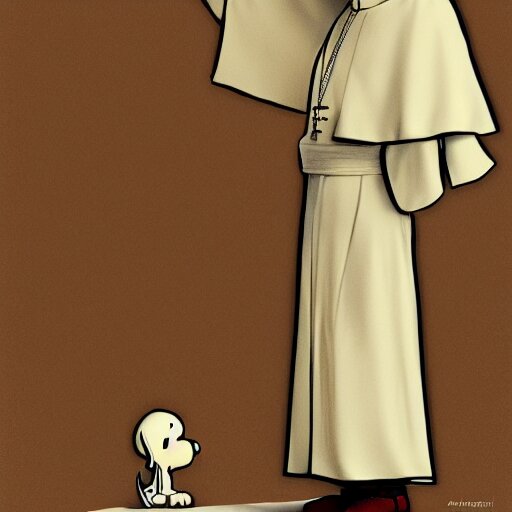 Lexica - A picture of Snoopy dressed as the Pope, 4k, concept art ...