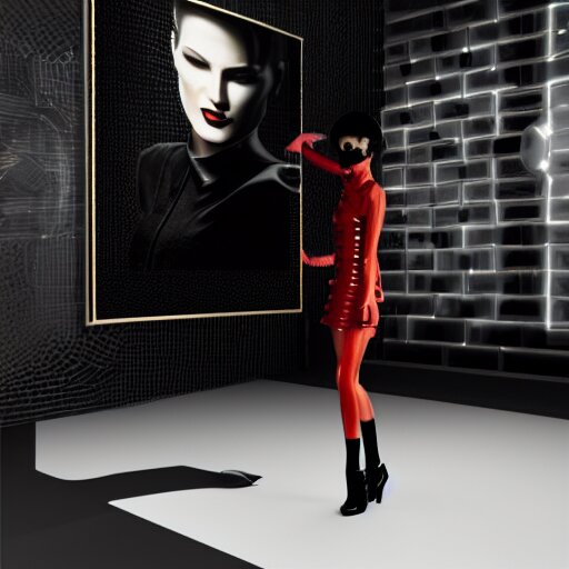 Lexica - The matrix inspired avant-garde art, deco fashion, highly ...