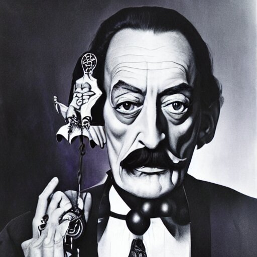 Lexica - Salvador dali as a space wizard in the style of salvador dali