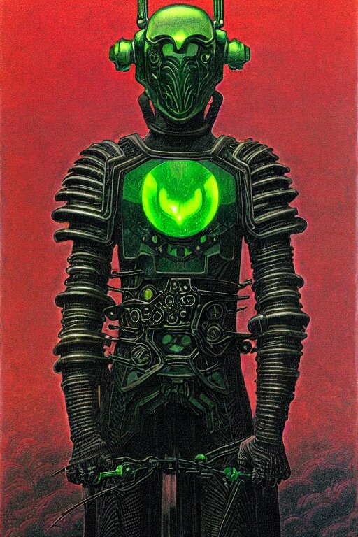 Lexica - Portrait of gothic and futuristic young man, warhammer, cyber ...