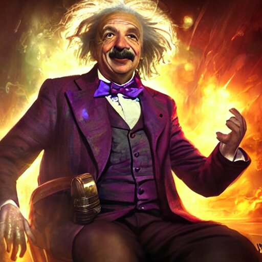 Lexica - Portrait of albert einstein as willy wonka, league of legends ...