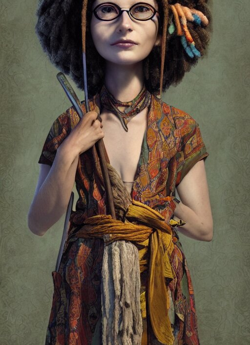 Lexica - An anthropomorphic beautiful goddess female wizard portrait ...