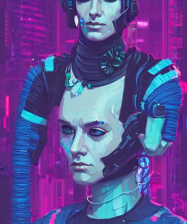 Lexica - A portrait of a cyberpunk raver, cyberpunk!, fantasy, elegant ...