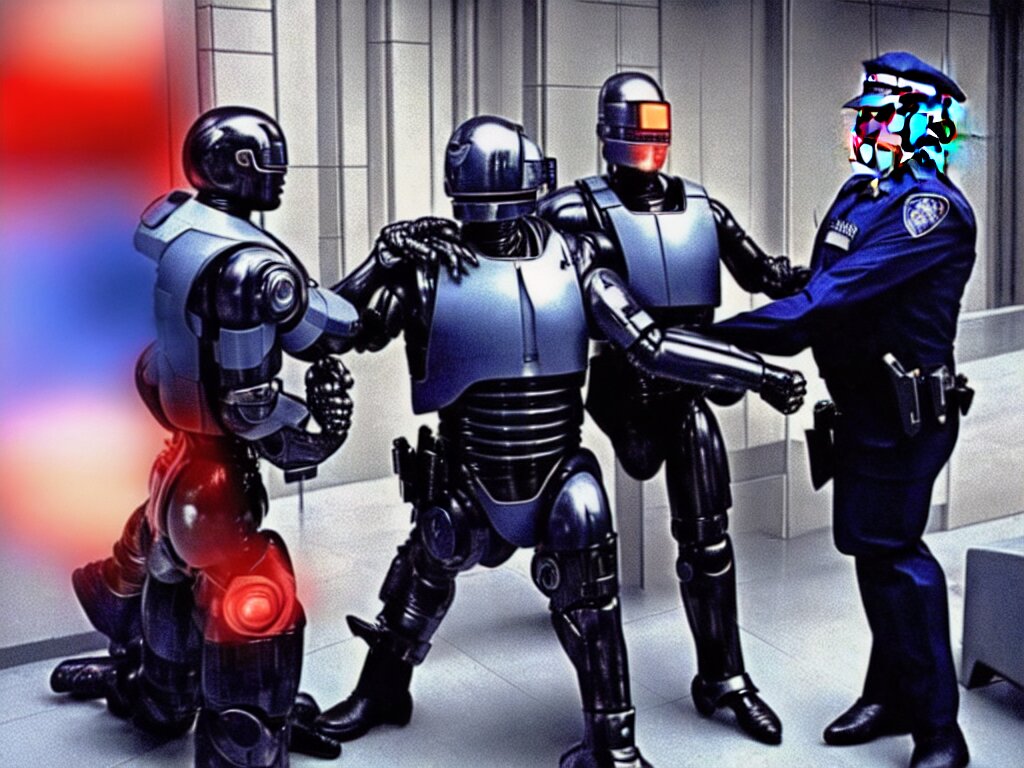 Lexica - Robocop arresting donald trump