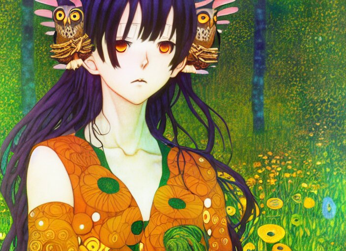 Lexica - Anime, full body portrait mother of the forest, omoide emanon ...