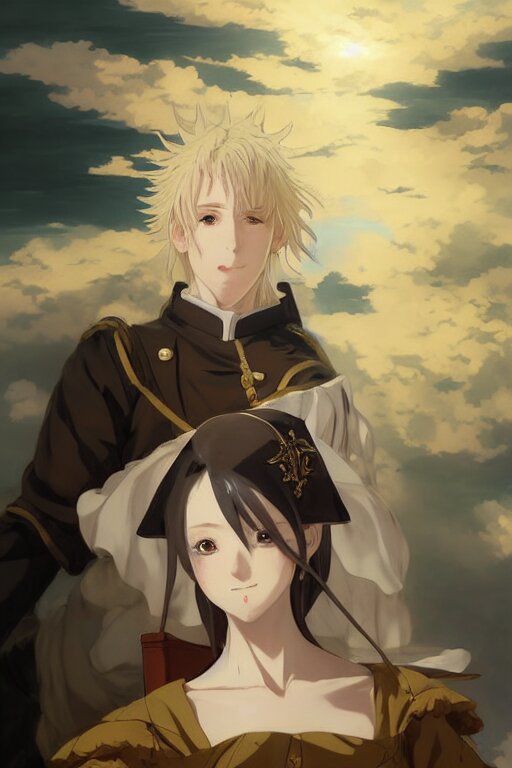 Lexica - Baroque oil painting anime key visual full body portrait ...