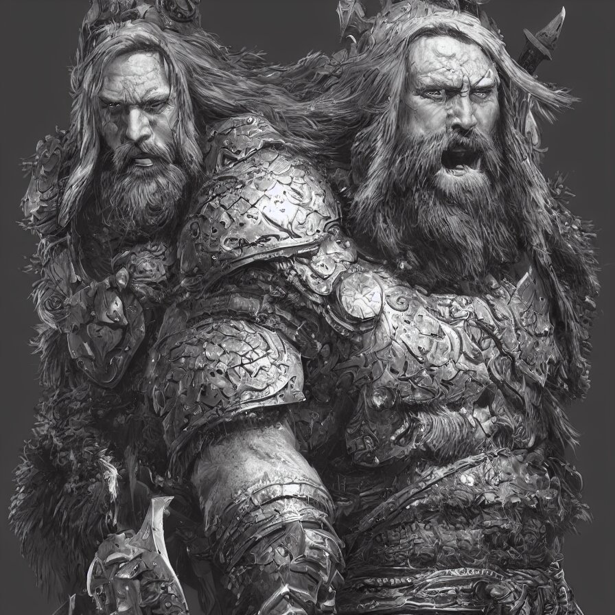Barbarian Warrior Concept Art