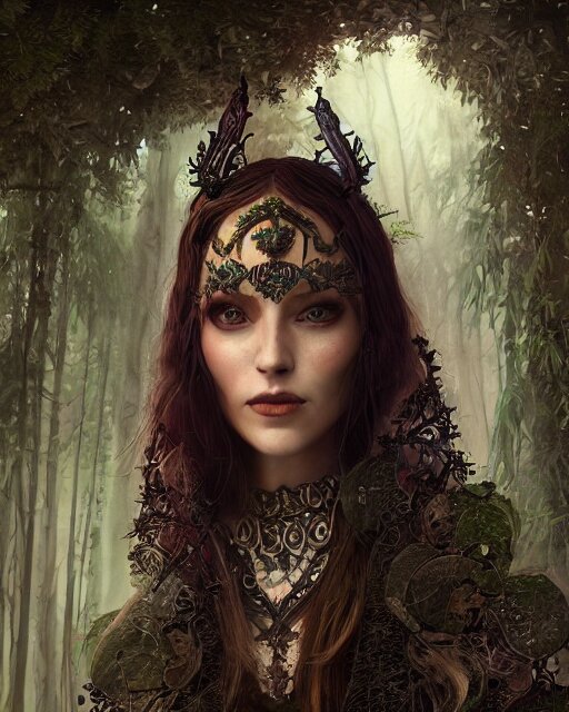Lexica - Beautiful art portrait of Melissa Rquch as a fantasy gothic ...