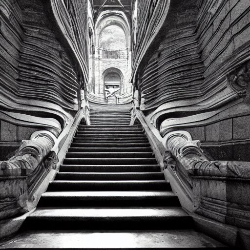 Lexica - Black and white press photograph, highly detailed vast space ...