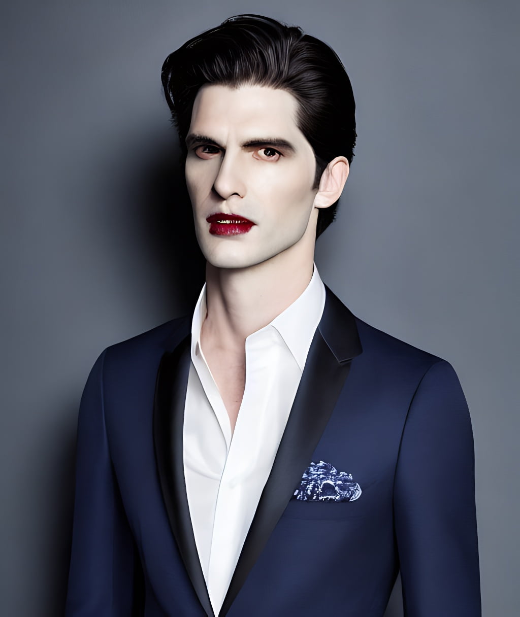 Lexica - Hyper realistic medium shot photograph of a pale handsome ...