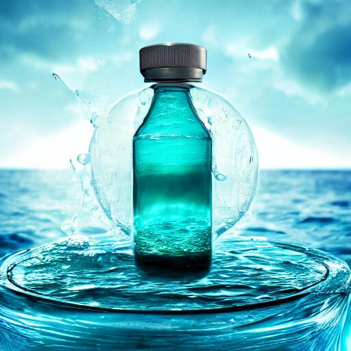 Lexica - A human head in a bottle in water art manipulation shape, on ...