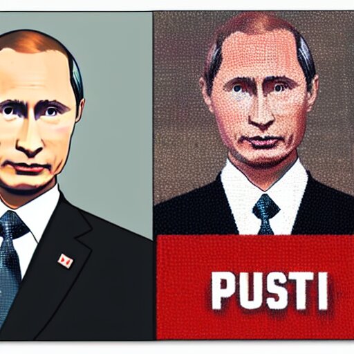 Lexica - Anime putin portrait