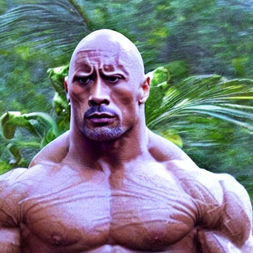 Lexica - A lemon sculpted in the shape of Dwayne Johnson's head