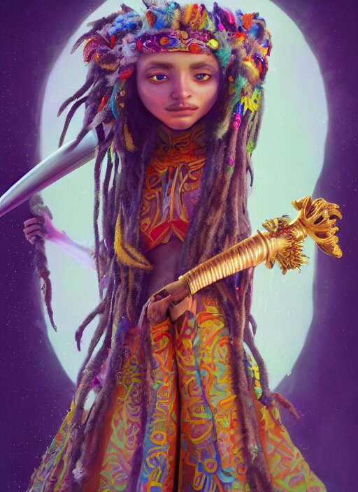 Lexica - An anthropomorphic beautiful goddess female wizard portrait ...