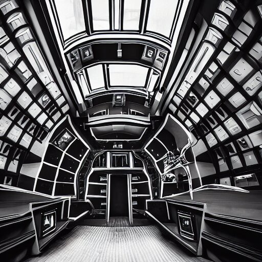 Lexica - Massive interior of a space cruiser created with gothic ...