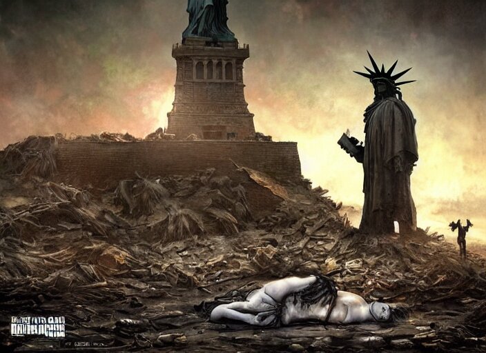 Lexica - A Photorealistic dramatic hyperrealistic render of a ruined ...