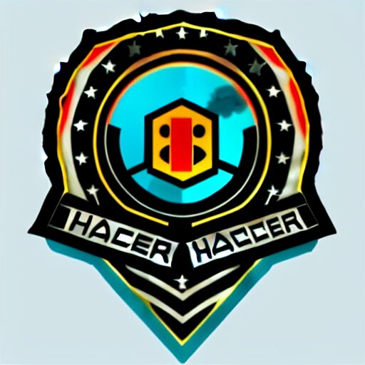 Lexica - A concept art of a hacker group cloth emblem patch with the brain logo on it, circle ...