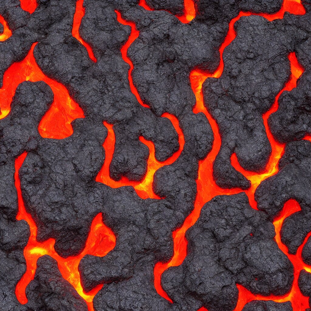Lexica - Flowing lava texture, 8k
