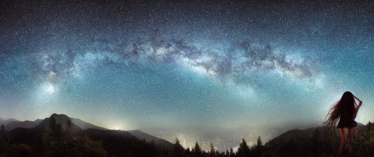 Lexica - Digital photography of a ultra detailed night sky with ...