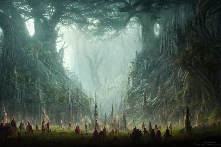 Lexica - Forest of spirits singing to the church bells below, d & d ...