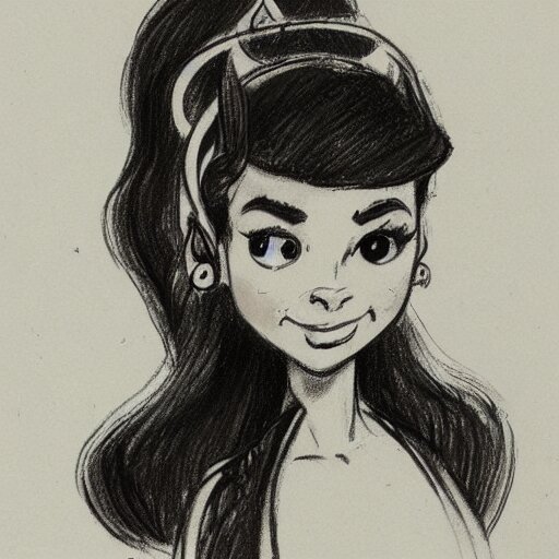 Lexica - Milt kahl sketch of a cuban girl who looks like a squirrel as ...