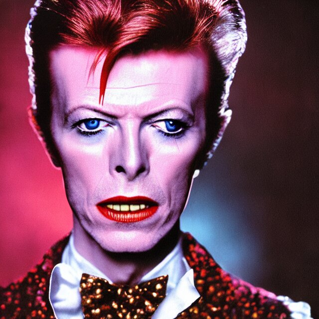 Lexica - Stunning awe inspiring portrait of david bowie playing willy ...