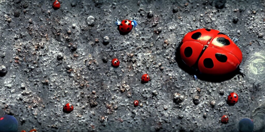 Lexica - A 3 d rendered movie still from a distance of 3 0 m of a ...