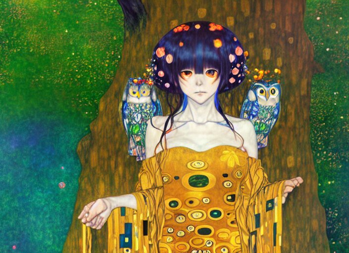 Lexica - Anime, full body portrait mother of the forest, omoide emanon ...