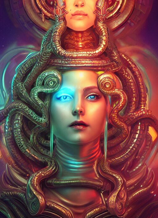 Lexica - Ultradetailed ornate sci-fi RPG illustration of a beautiful ...