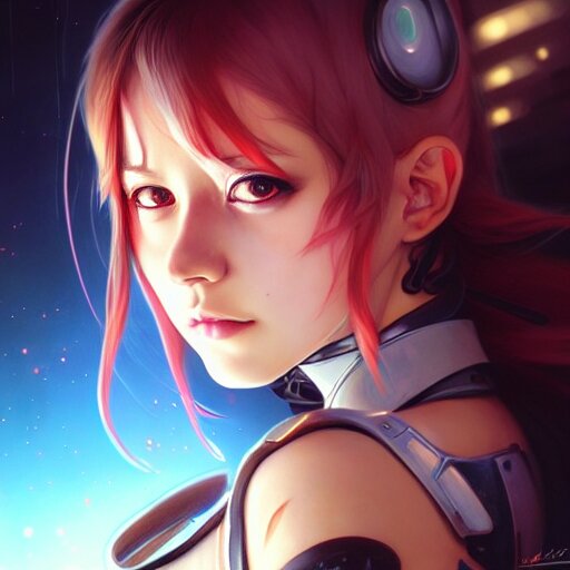 Lexica - Beautiful trooper anime girl portrait, anime, cyberpunk, ultra ...