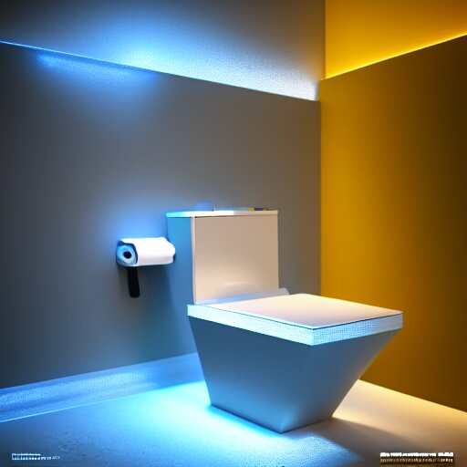 Lexica - : futuristic abstract bubbly toilet, cinematic lighting, hyper ...