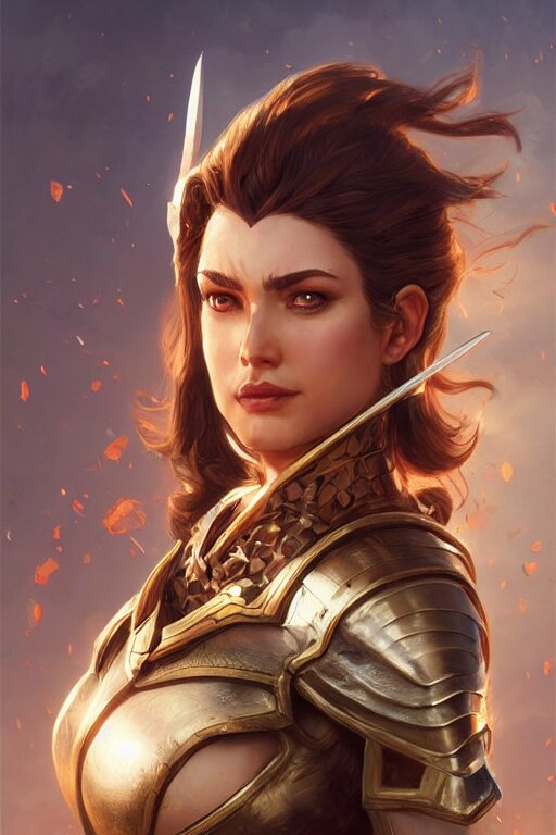 Lexica - Amazon valkyrie athena, d & d, fantasy, portrait, highly ...