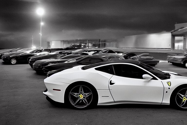 Lexica - A highly detailed photograph of a ferrari, ultra realistic ...