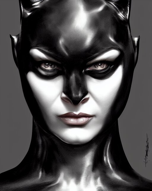 Lexica - Catwoman, accurate details, detailed face, dramatic, intricate ...