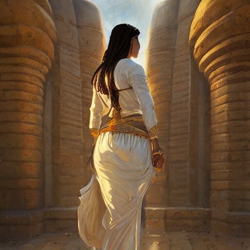 Lexica - A well dressed sumerian woman in a major Mesopotamian city ...