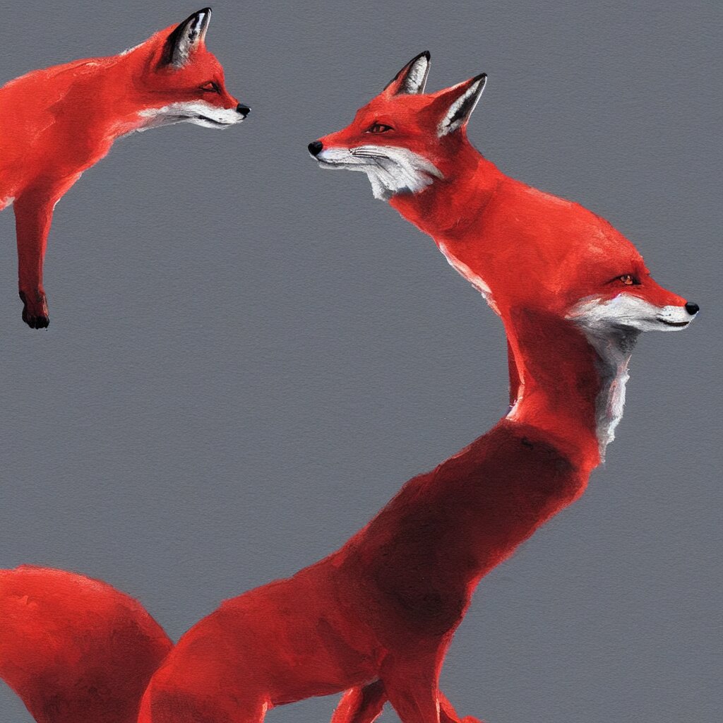 Lexica - A red fox in a hoodie typing on a keyboard, dark tones ...