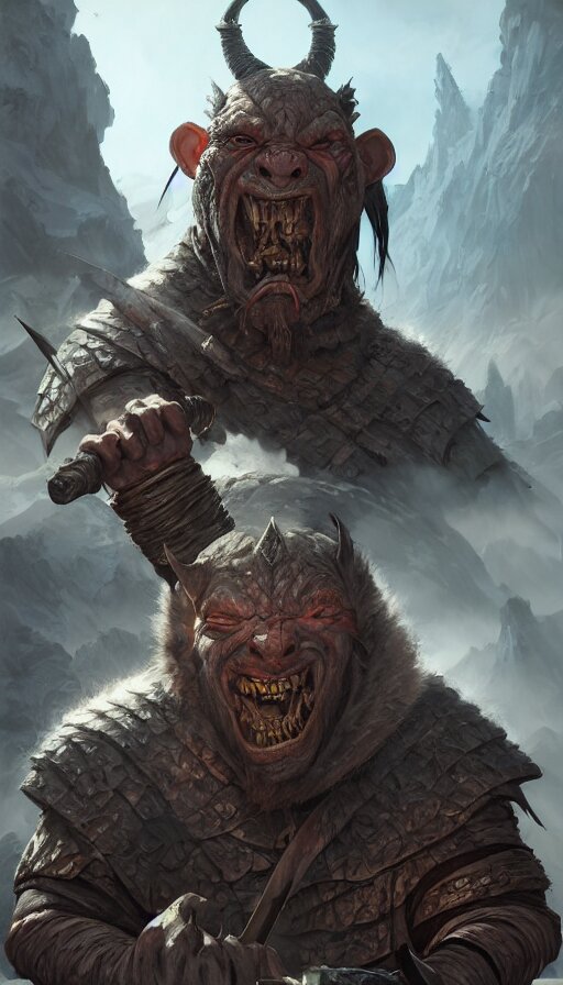 Lexica - Legendary orc assassin, highly detailed, d & d, fantasy ...