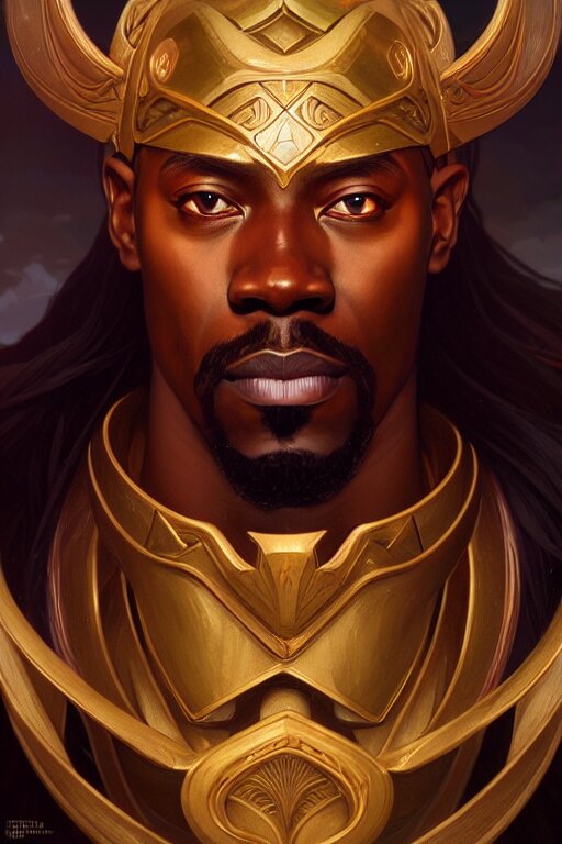Lexica - A portrait of heimdall, fantasy, sharp focus, intricate ...